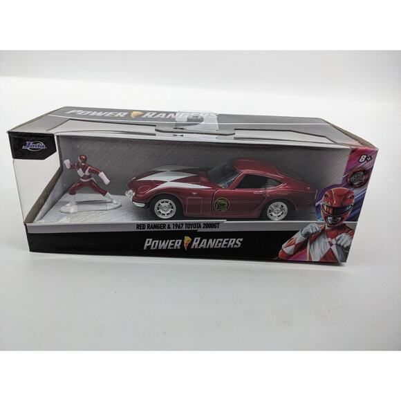 Jada Toys | Toys | Power Rangers Red Ranger And 967 Toyata 200gt By ...